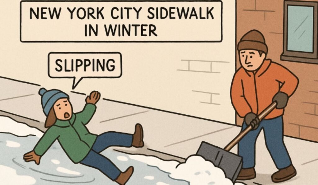 Snow and Ice Slip and Fall Claims in New York City Explained - Fobie